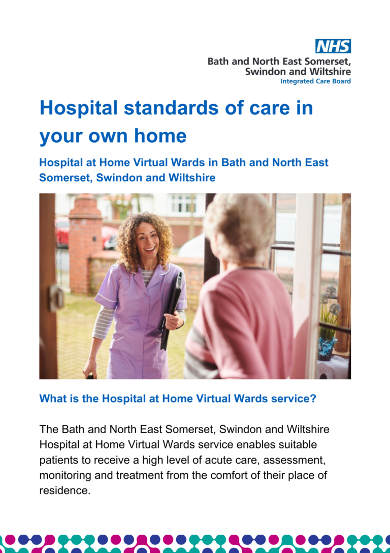 NHS@Home Virtual Wards - Bath and North East Somerset, Swindon and ...