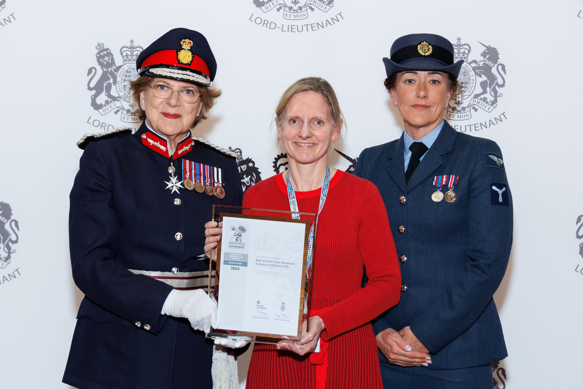 ICB awarded Armed Forces Covenant Silver Award - Bath and North East ...
